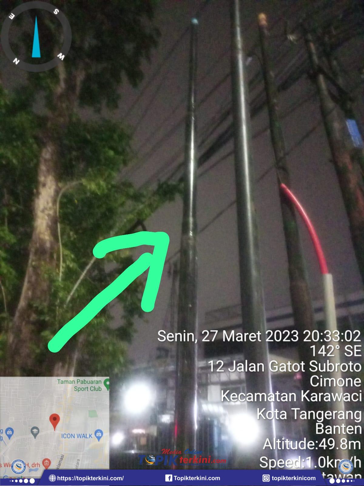 Pemasangan Tiang Kabel Jaringan Internet di Cimone Tangerang di ...