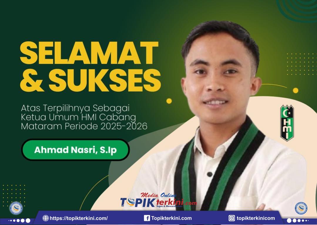 Ahmad Nasri Terpilih Nahkodai HMI Cabang Mataram Periode 2025–2026 ...